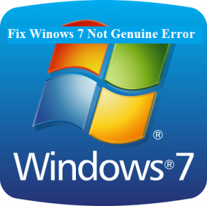 How to fix Windows 7 not Genuine Error